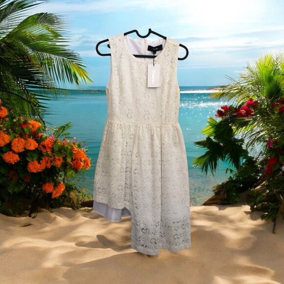 Pomelo | Dresses | Pomelo White Lace Asymmetrical Formal Dress Juniors ...